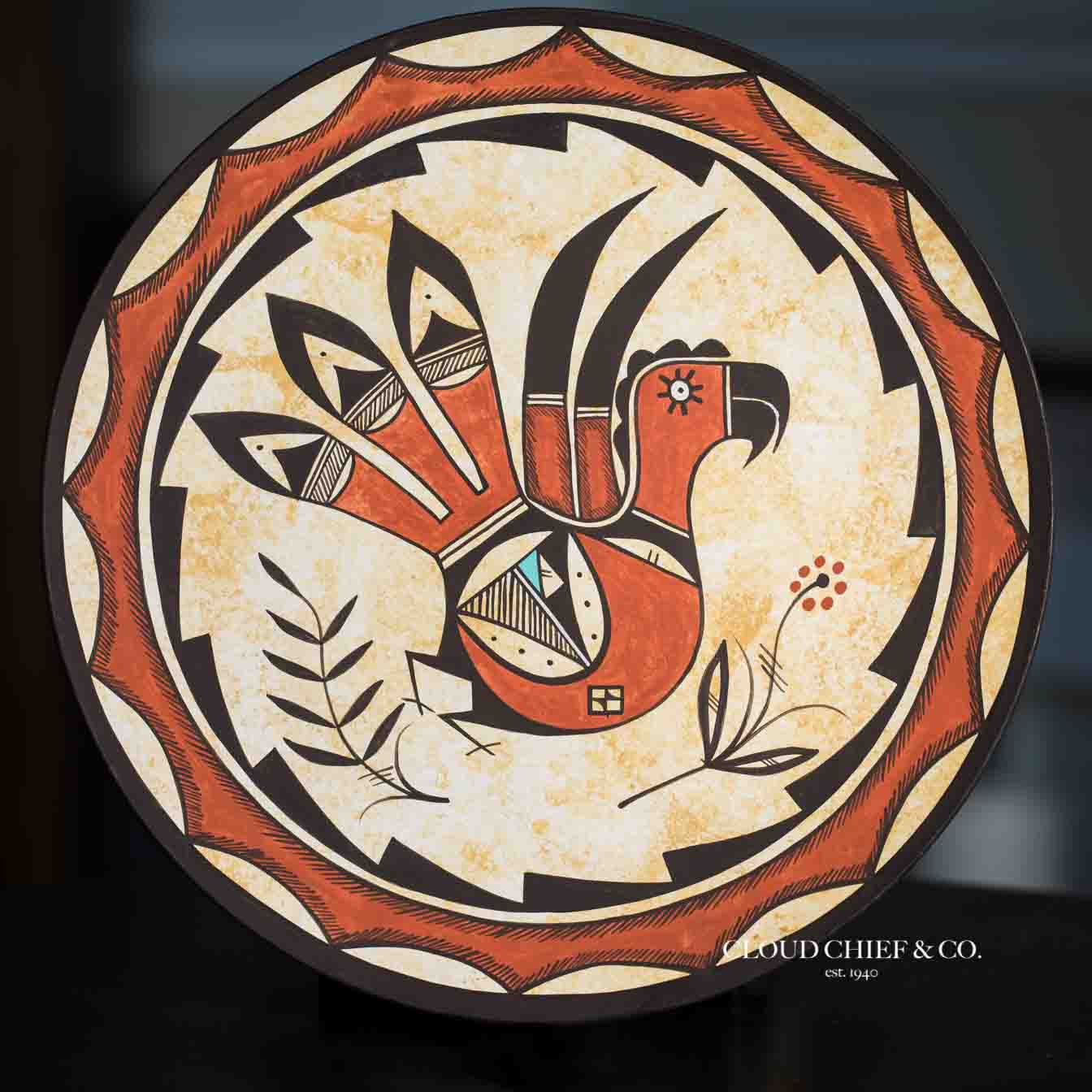 Navajo Westly Begaye Parrot Acoma Pottery | Cloud Chief & Co.