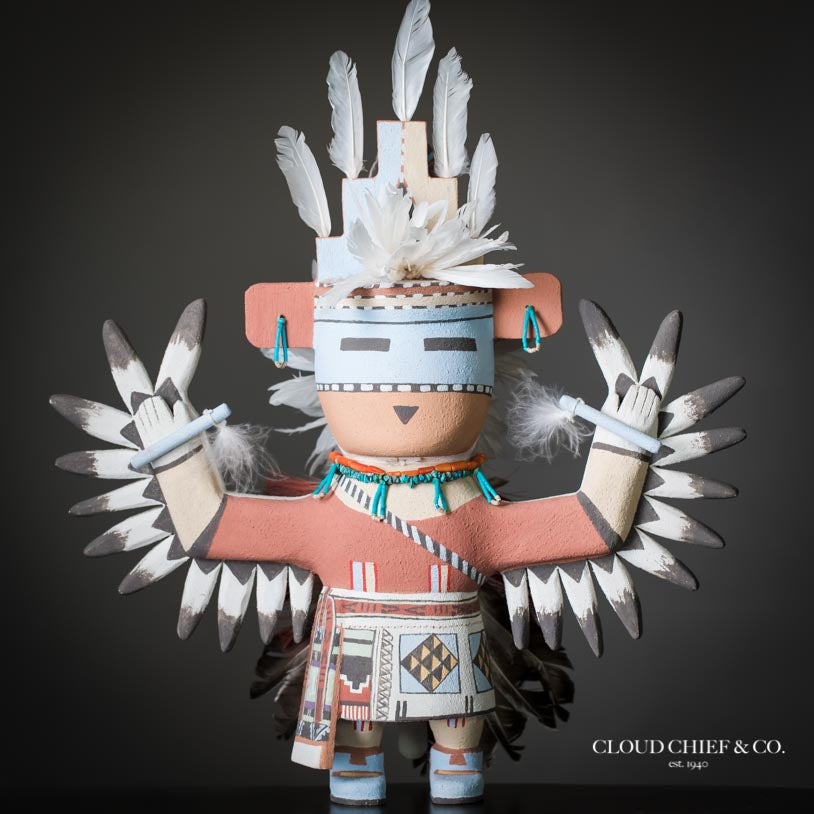 Hopi Knifewing Kachina by Chester Polyestewa | Cloud Chief & Co.