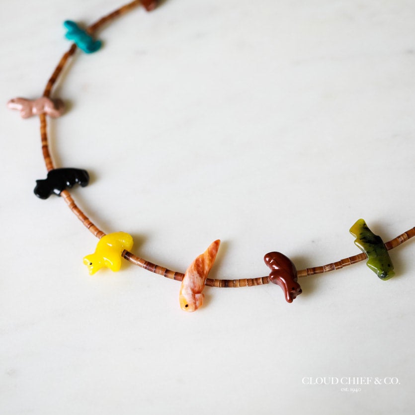 Native american animal necklace store